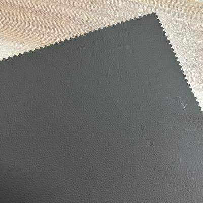 China 1.05mm Embossed PVC Leather Fabric with velvet fabric for Sofa and Furniture for sale