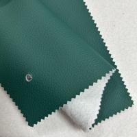 China Soft Embossed PVC Leather Fabric with Plush Velvet Backing and Waterproof Features for Car Seats and Sofas for sale