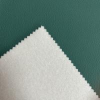 China Soft Embossed PVC Leather Fabric with Plush Velvet Backing and Waterproof Features for Car Seats and Sofas for sale