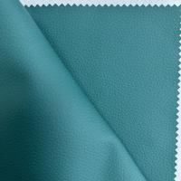 China Soft Embossed PVC Leather Fabric with Plush Velvet Backing and Waterproof Features for Car Seats and Sofas for sale