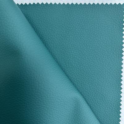 China Soft Embossed PVC Leather Fabric with Plush Velvet Backing and Waterproof Features for Car Seats and Sofas for sale