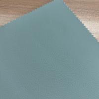 China Velvet Backed PVC Leather Fabric with Lychee Pattern and 1.5mm Thickness for Bag Making for sale
