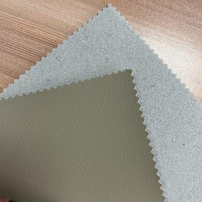 China 1.3mm Eco-Friendly PVC Leather Fabric with Lychee Embossed Pattern for Sofa Furniture for sale