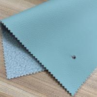 China Durable & Soft PVC Synthetic Leather for Premium Seating with Polar Fleece  backing 1.4mm thickness for sale
