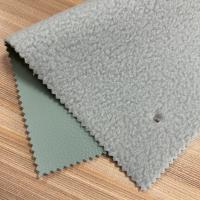 China Durable & Soft PVC Synthetic Leather for Premium Seating with Polar Fleece  backing 1.4mm thickness for sale