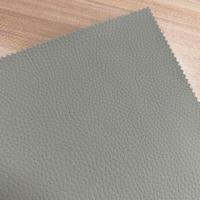 China Red faux Leather Fabric 140CM Width Lychee pattern fine texture for handbags for sale