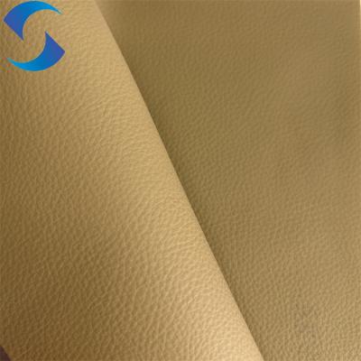 China 140CM Width PVC Leather Fabric with Soft Hand Feeling and Embossed Pattern for Upholstery and Automotive Seats for sale