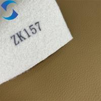 China 1.2mm Thickness Yellow Color PVC Leather Fabric with Free Sample for Upholstery and Automotive for sale