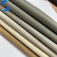 China 1.2mm Thickness Yellow Color PVC Leather Fabric with Free Sample for Upholstery and Automotive for sale