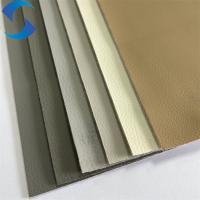 China 1.2mm Thickness Yellow Color PVC Leather Fabric with Free Sample for Upholstery and Automotive for sale