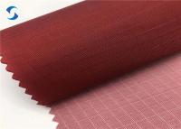 China Waterproof 150cm 80gsm Ripstop 210D Polyester Lining Fabric PU Coating for sale