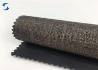 China Cationic PVC Coated 58'' Plain Woven Fabric 300D Bag Material for sale
