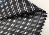 China 230T Waterproof Plaid Taffeta Fabric Printed Lining for sale