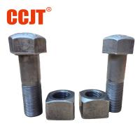China Bulldozer Excavator Track Shoe Bolts And Nuts 12.9 Level Forging Casting for sale
