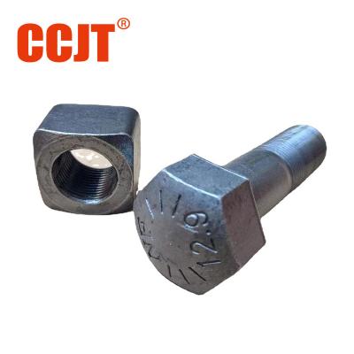 China 12.9 Grade Bolt For Excavator Track Shoe Bolt Nut Track Roller Bolt for sale