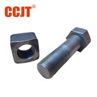 China 12.9 Grade Bolt For Excavator Track Shoe Bolt Nut Track Roller Bolt for sale