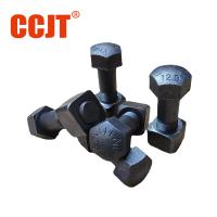 China 12.9 Grade 40Cr Track Bolt and Nut 9W3361 & 9W3619 Excavator Track Shoe Bolts and Nuts M20 for E320 for sale