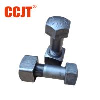 China Custom Forged Metric Grade 10.9 Carbon Steel Excavator Track Bolts PC300 D65 D375 Model for sale