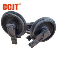 China Mini Excavator Front Idler Wheel ZX48U Undercarriage Parts Excavator Track Idler for sale