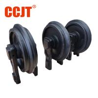 China Excavator Track Idler Corrosion Resistant Front Idler Assy For Excavators Hardness HRC50-55 Wooden Case Package for sale