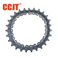 China Undercarriage Parts Mini Excavator Sprocket Excavator Chain Sprocket Single / Double Flange for sale