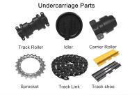 China Steel Excavator Track Sprocket Heat Treated Single Flange in Black / Yellow for sale