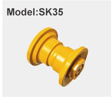 China Factory Price SK35 Lug-Pattern Excavator Track Roller Bottom Roller for 3.5-Ton Kobelco SK35-Series for sale