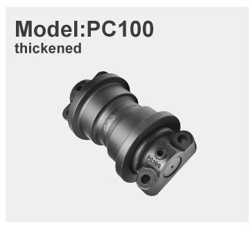 China Factory Price PC100 Lug-Pattern Excavator Track Roller Bottom Roller for 10-Ton Komatsu PC100-Series for sale