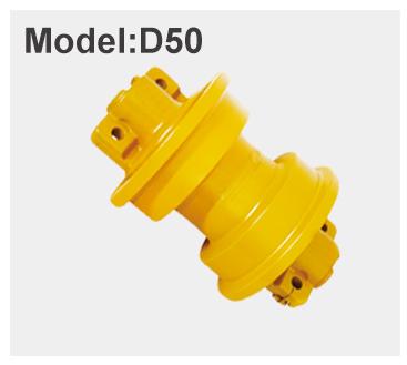 China Factory Price D50 Lug Pattern Excavator Track Roller Bottom Roller for sale
