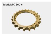 China Komatsu PC300-6 Drive Sprocket OEM Replacement for sale