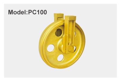 China Komatsu PC100 Excavator Front Idler Assy 10-Ton Lug-Pattern for sale