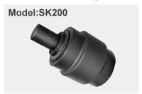 China Factory Price SK200 Lug-Pattern Excavator Top Roller Carrier Roller for 20-Ton Kobelco SK200-Series for sale