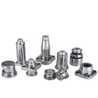 China CNC Machined Stainless Steel Ejector Pins & Stepped Sleeves with ±0.002mm Tolerance and HRC58-64 Hardness for sale