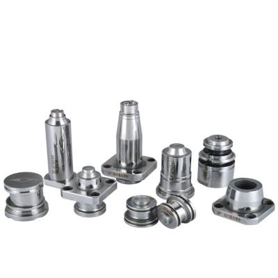 China CNC Machined Stainless Steel Ejector Pins & Stepped Sleeves with ±0.002mm Tolerance and HRC58-64 Hardness for sale