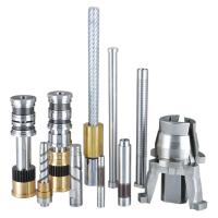 China CNC Machined Stainless Steel Ejector Pins & Stepped Sleeves with ±0.002mm Tolerance and HRC58-64 Hardness for sale