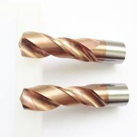 China Tungsten Carbide Twist Drill Bit with Inner Coolant for Hardened Steel - 3-20mm Diameter, 46-153mm Length for sale