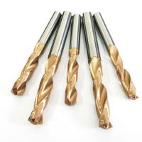 China Tungsten Carbide Twist Drill Bit with Inner Coolant for Hardened Steel - 3-20mm Diameter, 46-153mm Length for sale