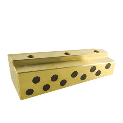 China Custom Yellow Graphite Bronze Self-Lubricating Plate & Oil-Free Bushing - HRC 58-64 Hardness, ±0.002mm Tolerance for sale