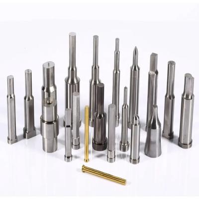 China Custom Mold Parts Die Punch Pins for Silicone Rubber Aircraft Components with HRC 58-64 Hardness and ±0.002mm Tolerance for sale