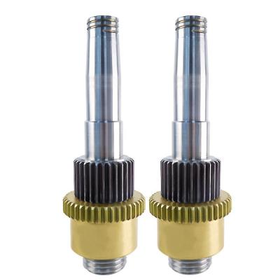 China Custom CNC Lathe Machined Brass Tube Assembly Part Precision ±0.002mm Tolerance for sale