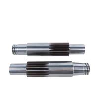 China Custom CNC Steel Drive Shafts and Spiral Gears for Mechanical Boxes ±0.002mm Tolerance for sale