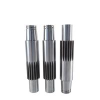 China Custom CNC Steel Drive Shafts and Spiral Gears for Mechanical Boxes ±0.002mm Tolerance for sale