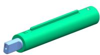 China Custom Slow Down Linear Damper 16mm Diameter Rotary Damper for Dishwasher for sale