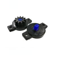 China Soft Close Mini Plastic Rotary Dampers with Custom Colors | 20-300 gf.cm Torque | 50,000 Cycle Life for sale