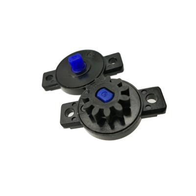 China Custom 11-Gear Plastic Hydraulic Oil Gear Damper - 30-350gf.cm Torque, 10.4mm Diameter Rotary Motion Control for sale