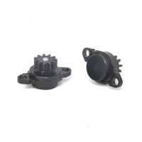 China Custom High Torque Soft Close Plastic Bidirectional Gear Rotary Damper 14.7mm 12 Teeth for sale