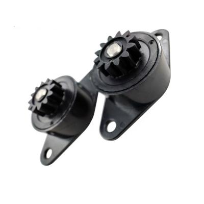 China Custom High Torque Soft Close Plastic Bidirectional Gear Rotary Damper 14.7mm 12 Teeth for sale