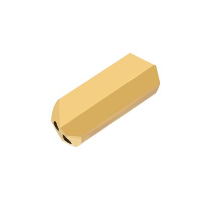 China Custom Tin Coated Carbide Drill Bit Drill Head For Gun Drill for sale