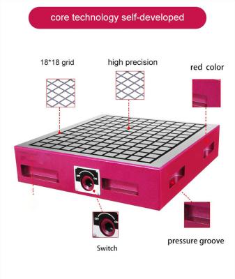 China Custom Industrial Magnetic Vacuum Chuck with 300x400mm Clamping Plate and ≥40KG Magnetic Force for sale
