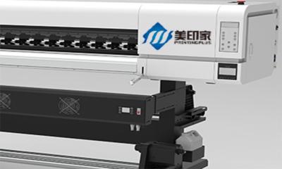 China Secondary Cartridge ECO Solvent Printer 1.5L Two Head Water Based Printer for sale